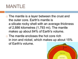 Interior of the earth | PPTX