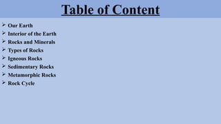 The interior layers of the earth: a short summary | PPT