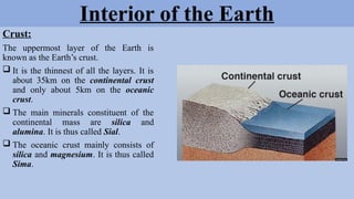 The interior layers of the earth: a short summary | PPT