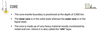 Interior of the earth (geography) | PPTX