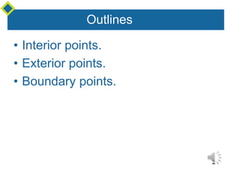 Interior points | PPT