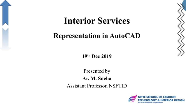 Interior services-Application in AutoCAD | PPTX
