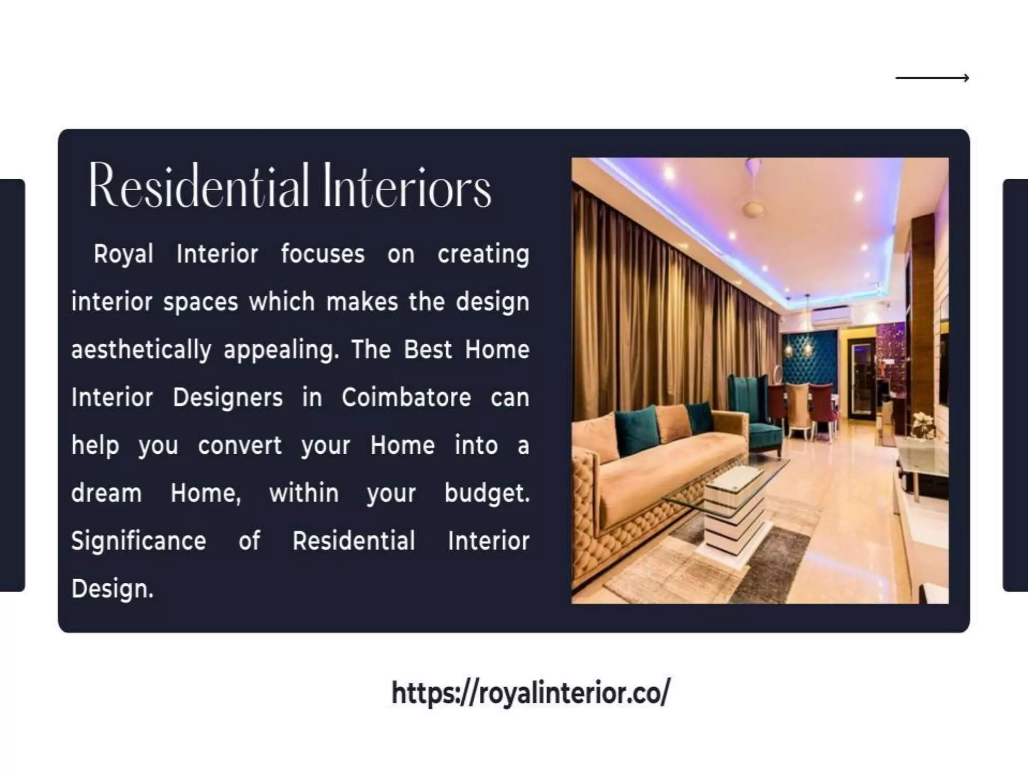 Interiors in Coimbatore - Best Interior Decorators.pptx