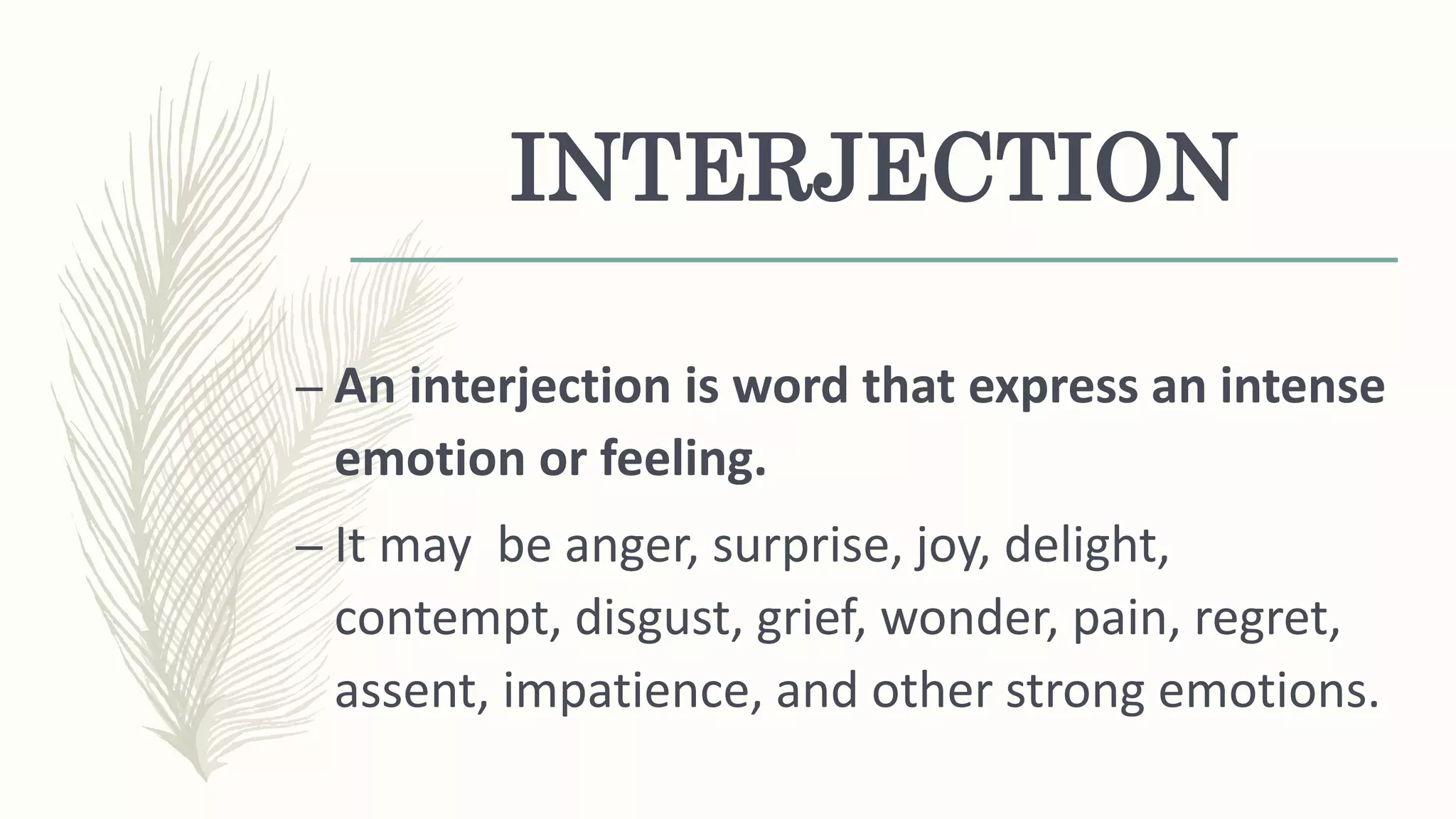 Interjection | PPTX