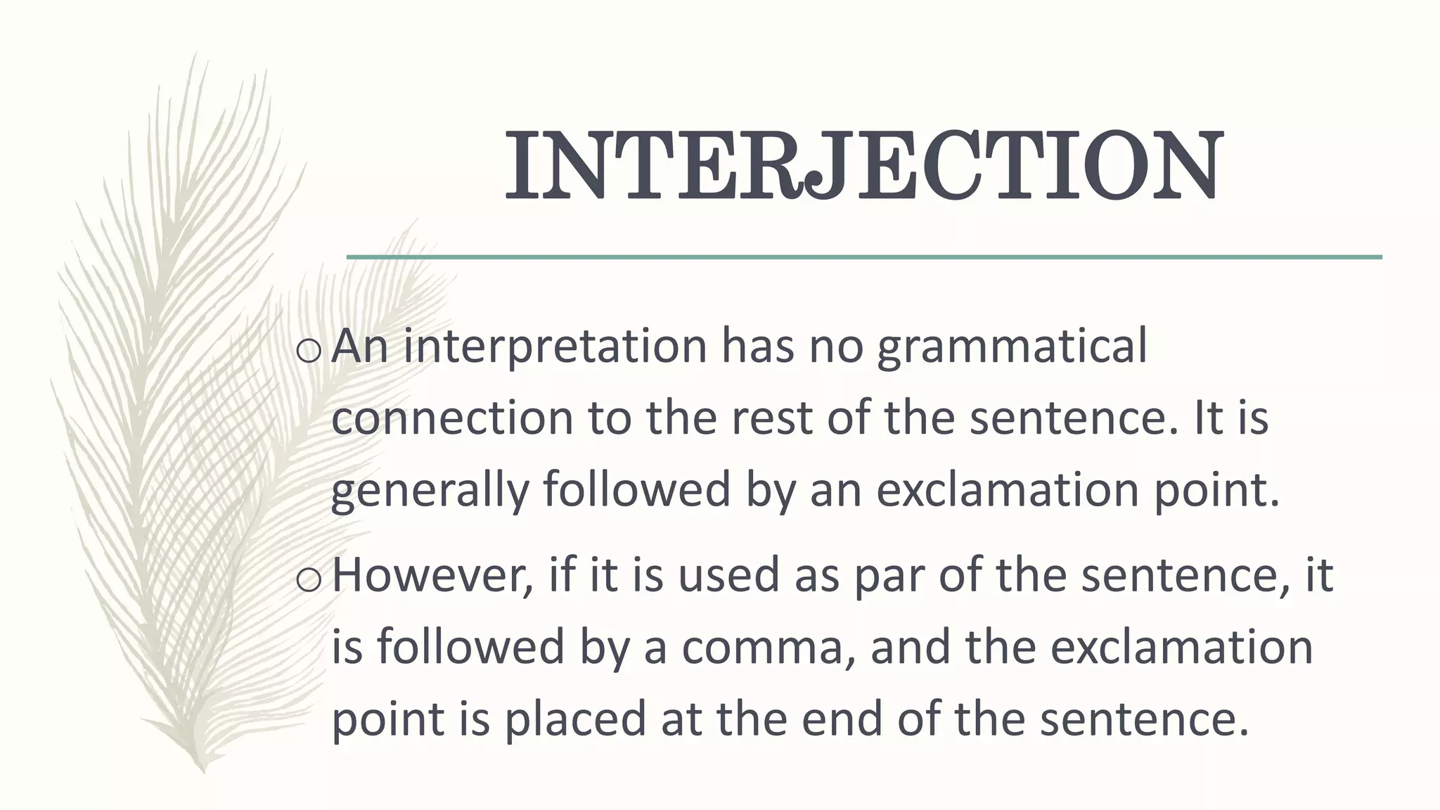 Interjection | PPTX