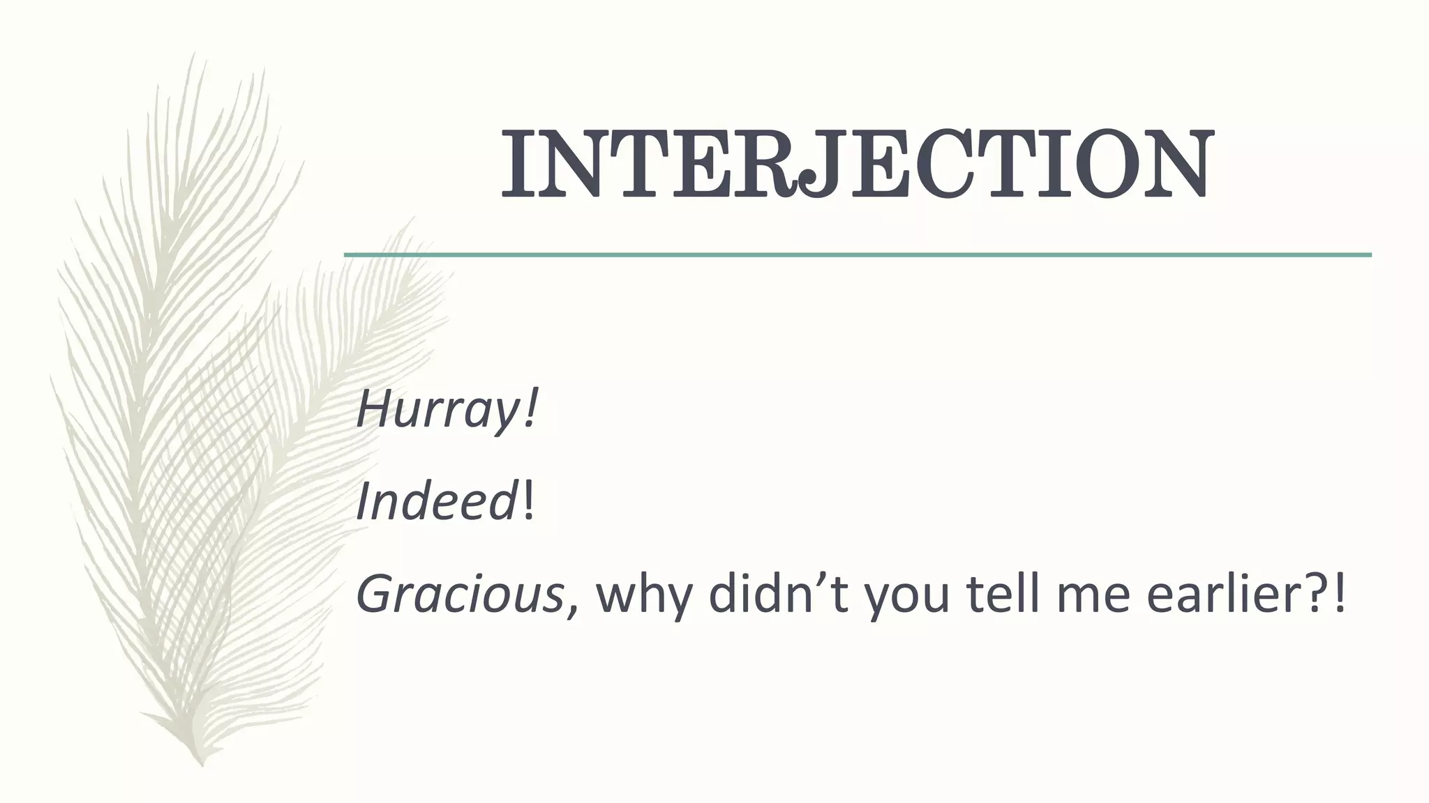 Interjection | PPTX