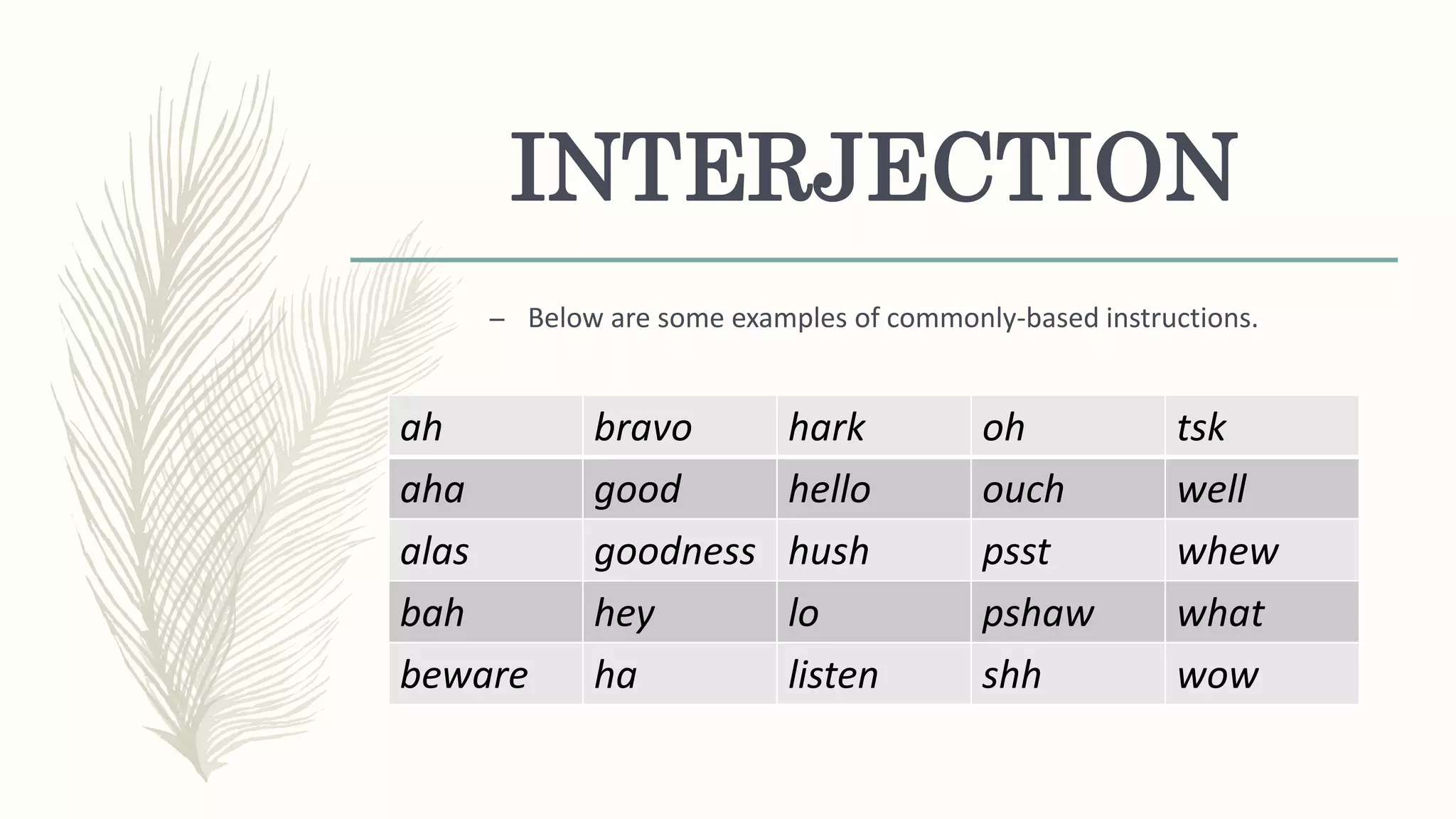 Interjection | PPT