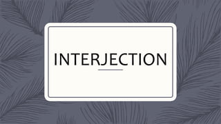 Interjection | PPTX