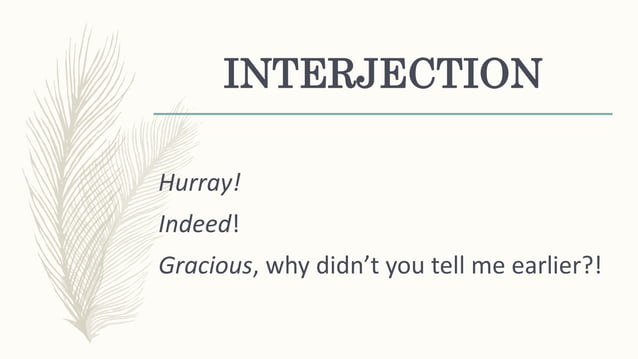 Interjection | PPTX