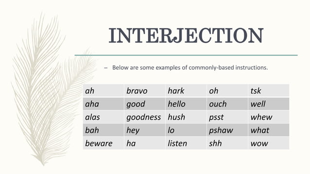 Interjection | PPTX