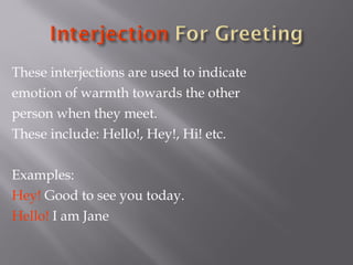 Interjection | PPT
