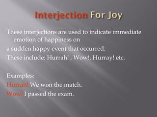 Interjection | PPT