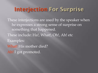 Interjection | PPT