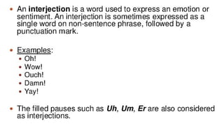 Interjection | PPT