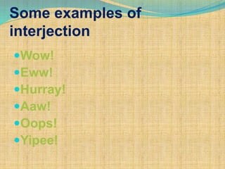 Interjection | PPT