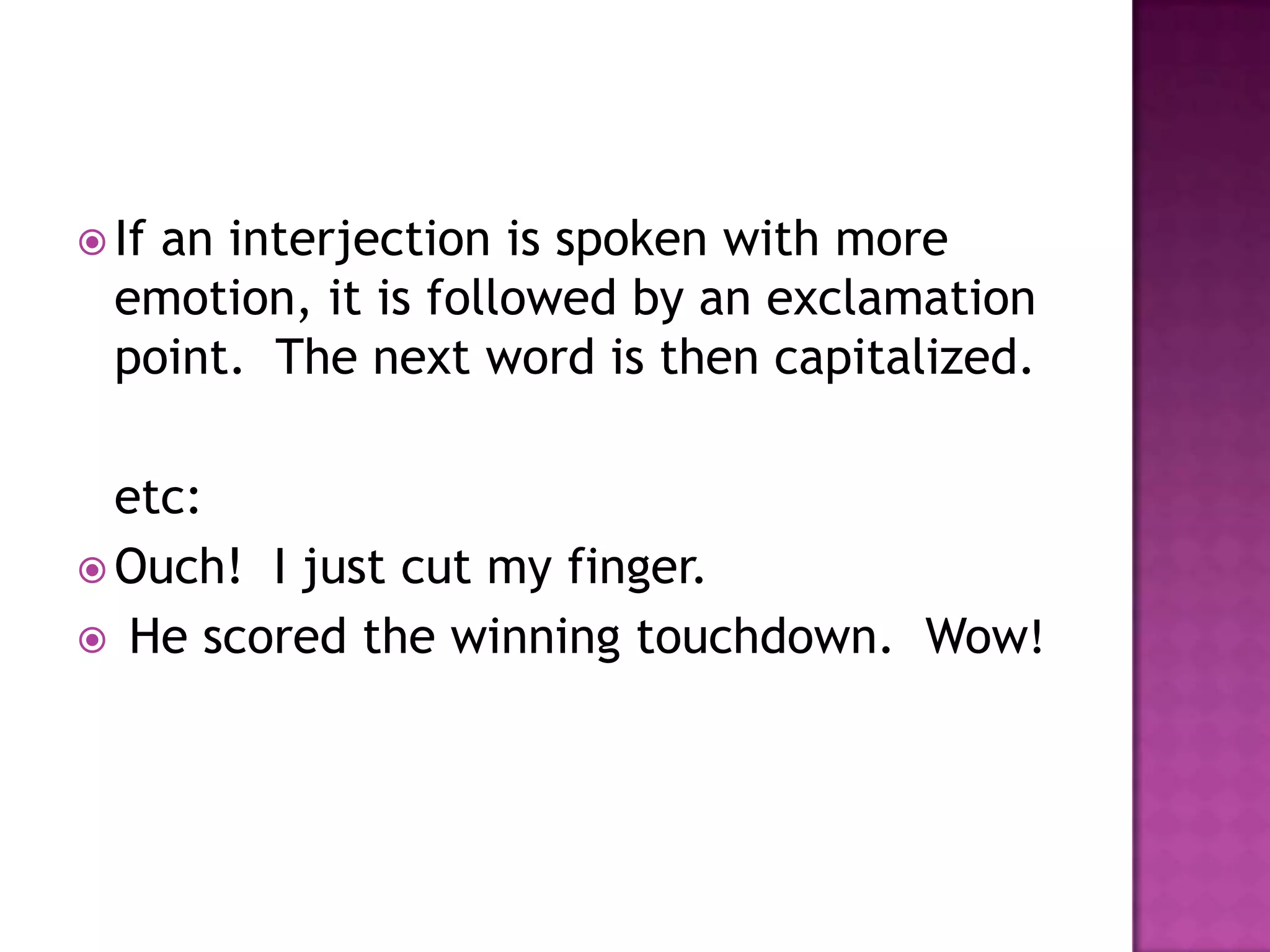 Interjection ppt | PPTX