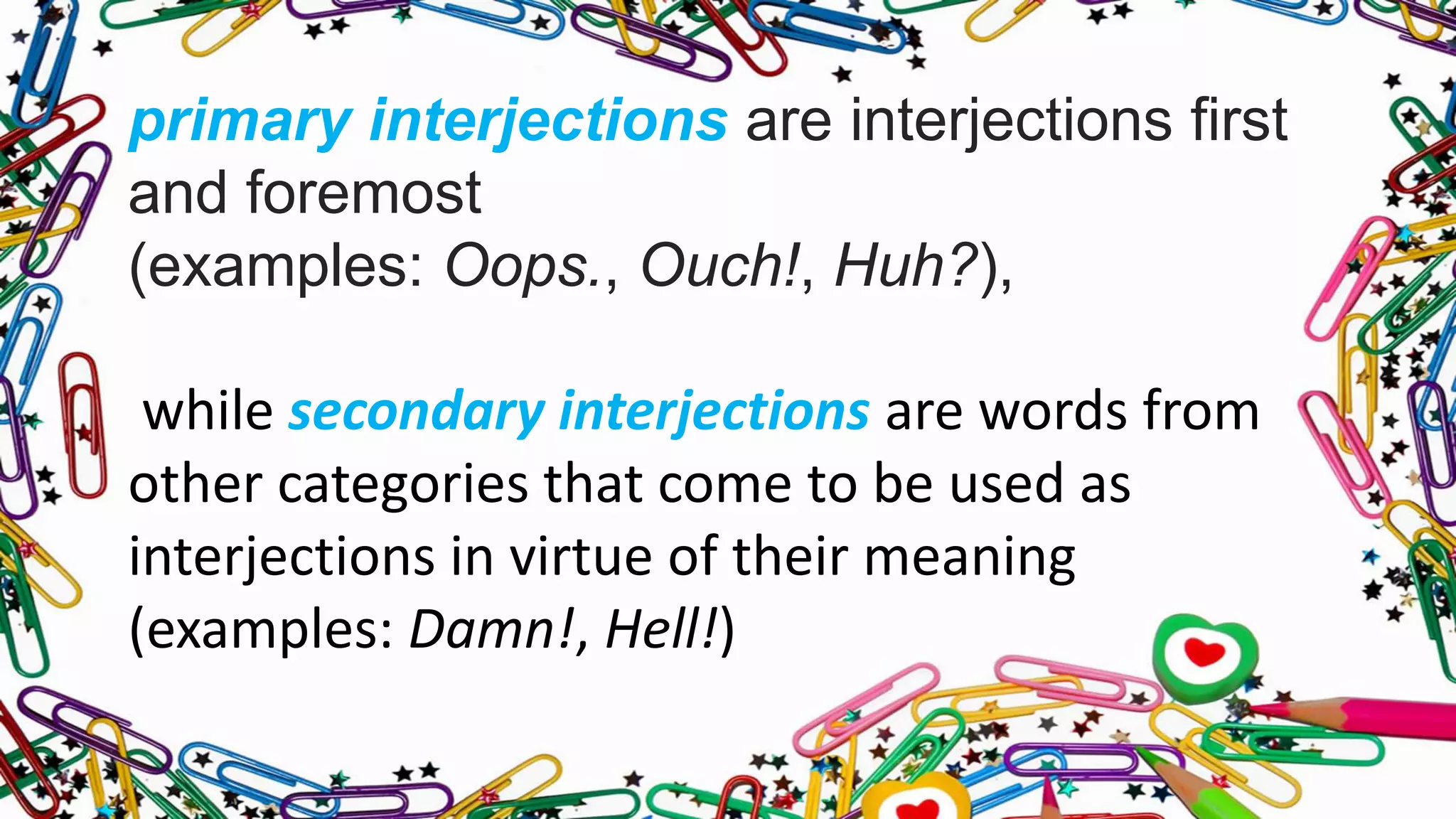 Interjection ppt | PPTX