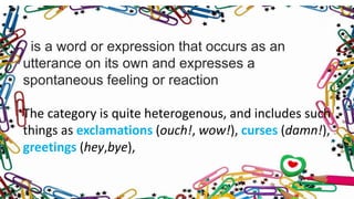 Interjection ppt | PPTX