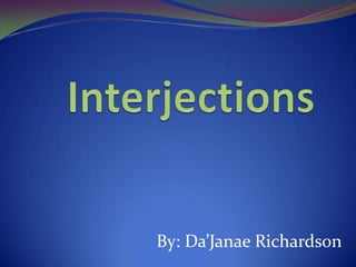 Interjections | PPTX