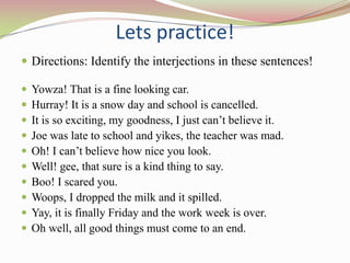 Interjections | PPTX