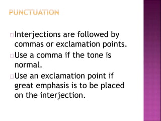 Interjections | PPT
