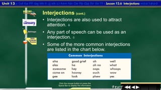 Interjections | PPTX | Programming Languages | Computing