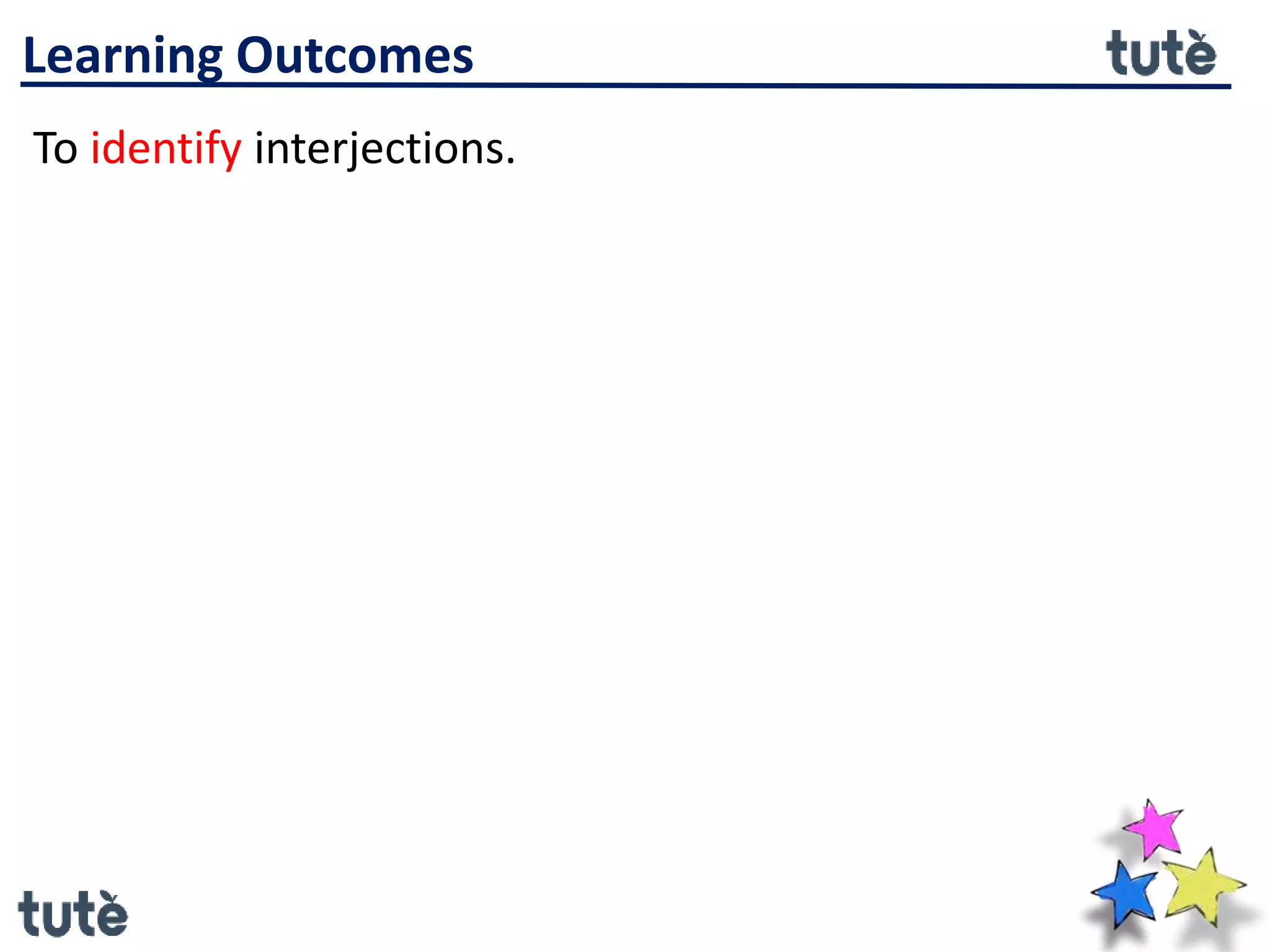 Interjections | PPTX
