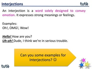Interjections | PPTX