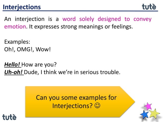 Interjections | PPTX | Educational Assessment | Education