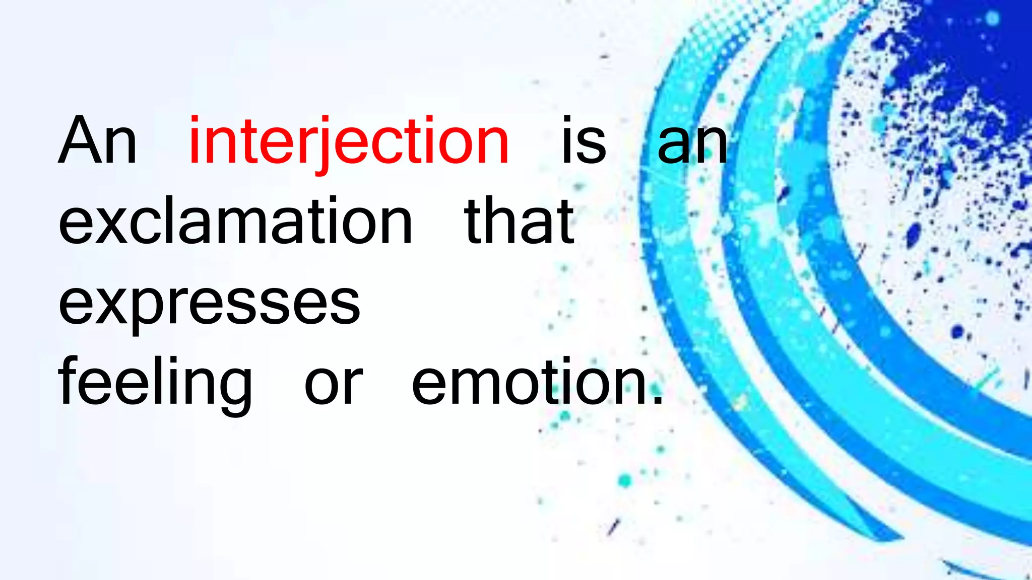 INTERJECTIONS | PPTX