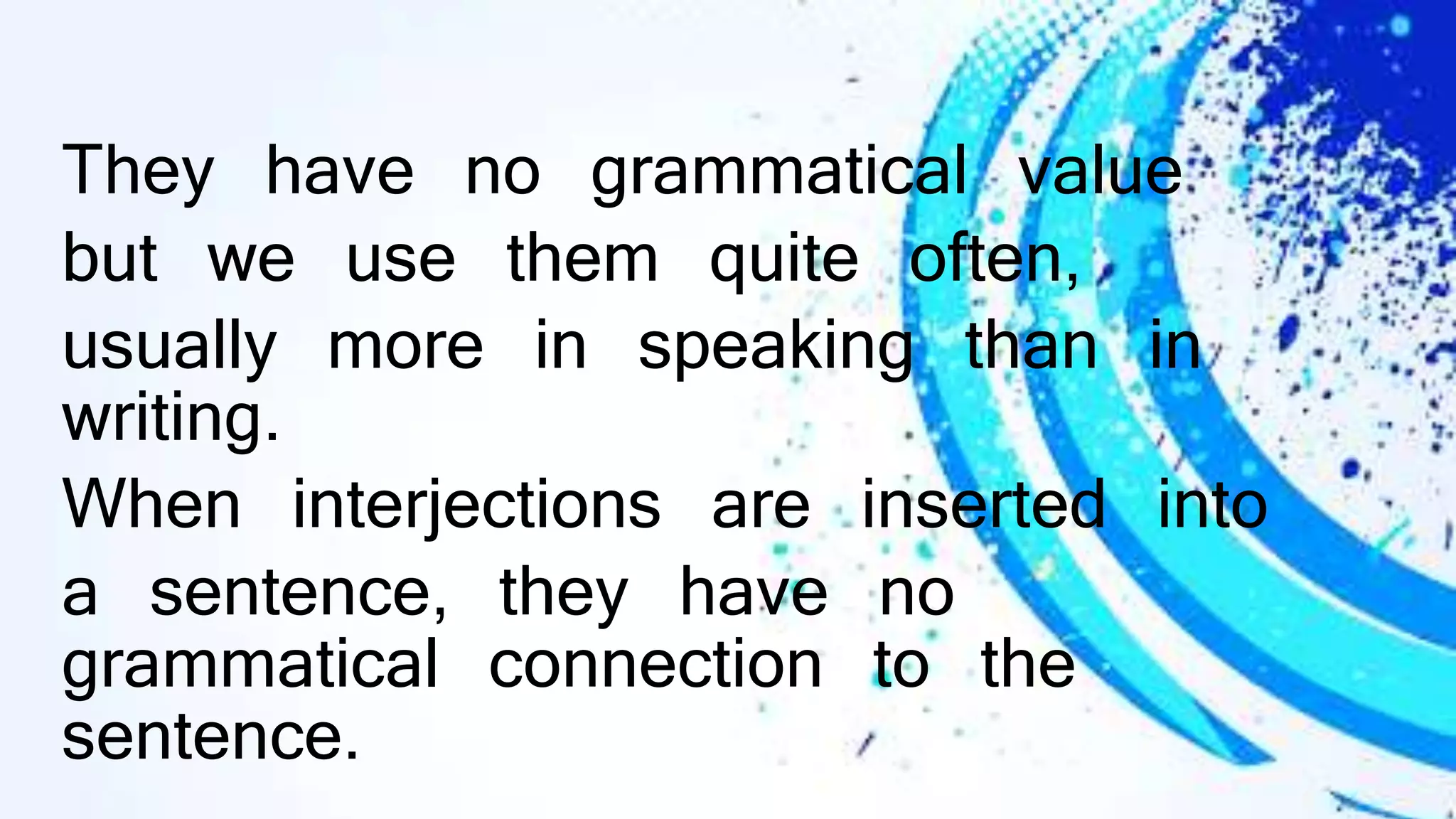 INTERJECTIONS | PPTX