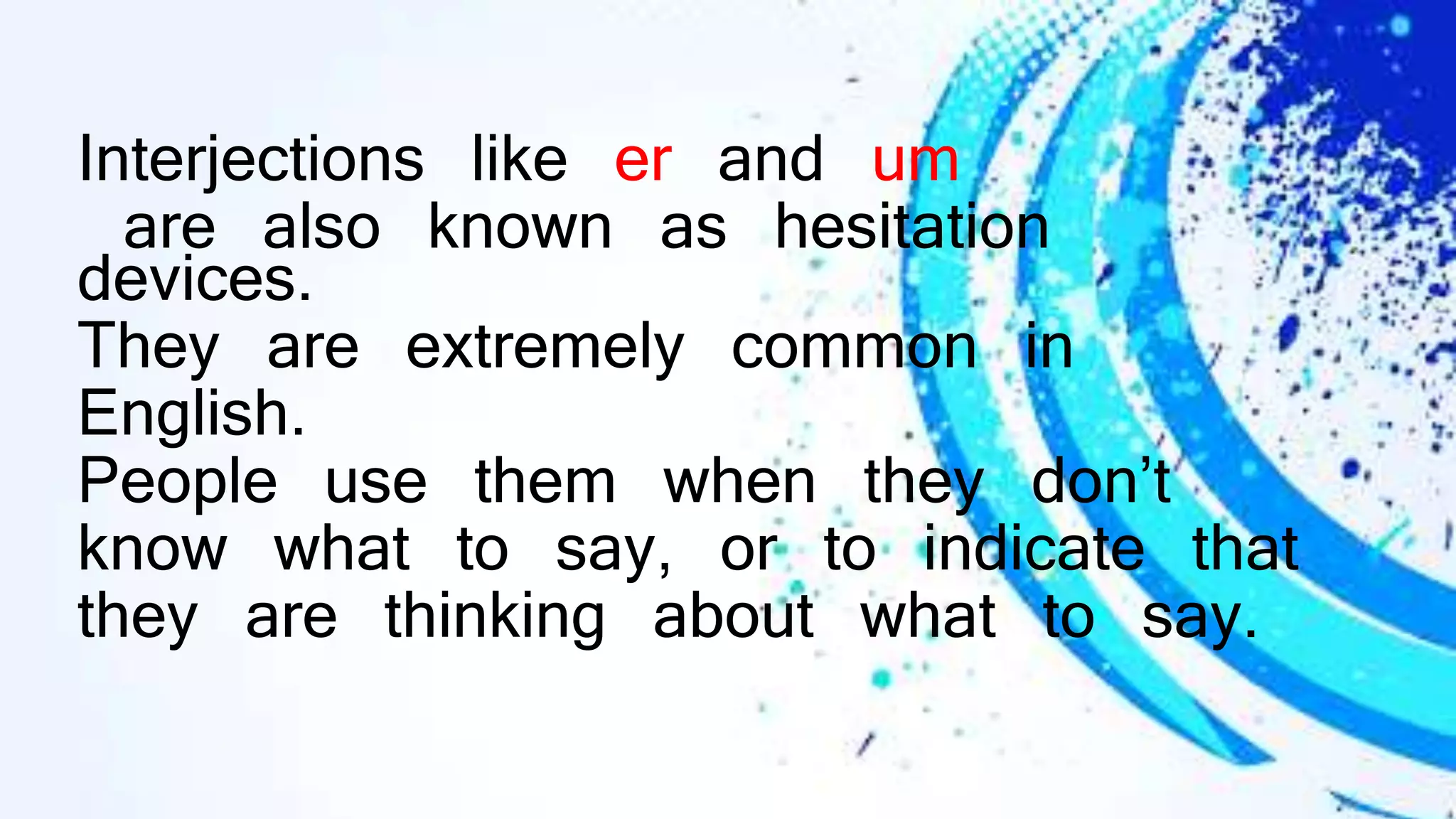 INTERJECTIONS | PPTX