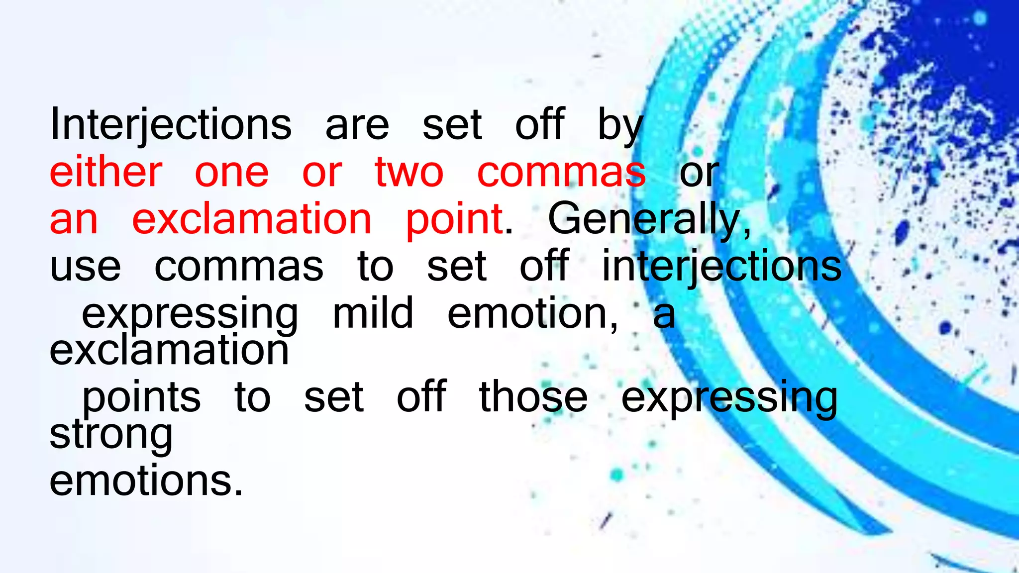INTERJECTIONS | PPTX