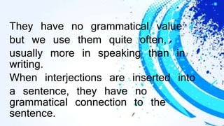 INTERJECTIONS | PPT