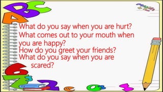 English 9 Interjections Lesson with activities | PPTX