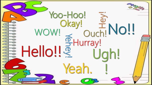 English 9 Interjections Lesson with activities | PPTX