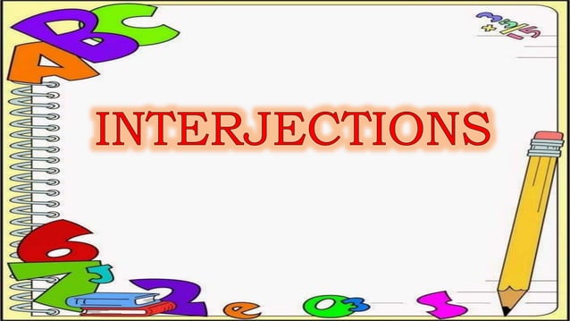 English 9 Interjections Lesson with activities | PPTX