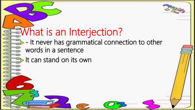 English 9 Interjections Lesson with activities | PPTX