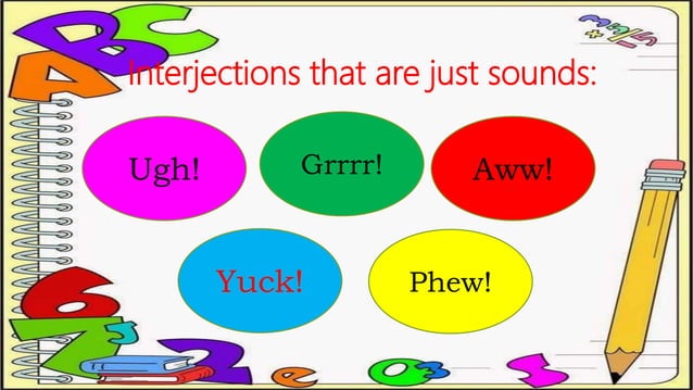 English 9 Interjections Lesson with activities | PPTX