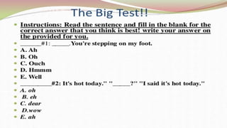 Interjetion by anglicize | PPT