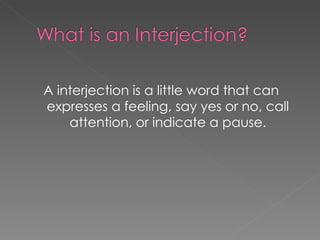 Interjunctions | PPT