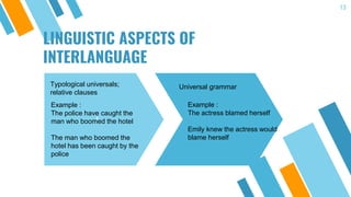 Interlanguage | PPTX