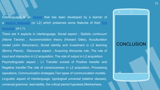 Interlanguage | PPTX