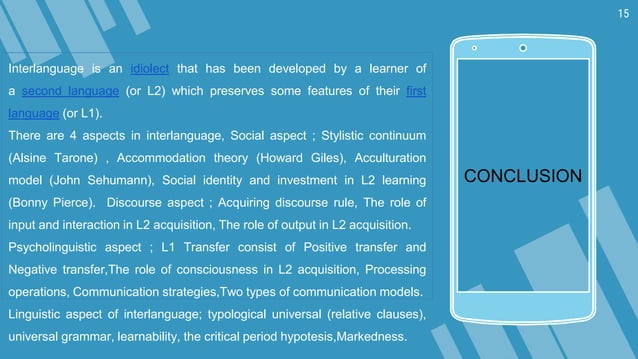 Interlanguage | PPTX