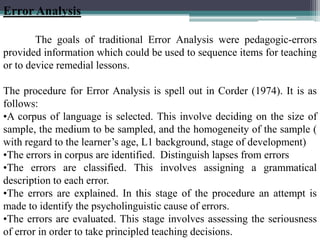 Interlanguage and the natural route of development ellis ch. 3 | PPTX