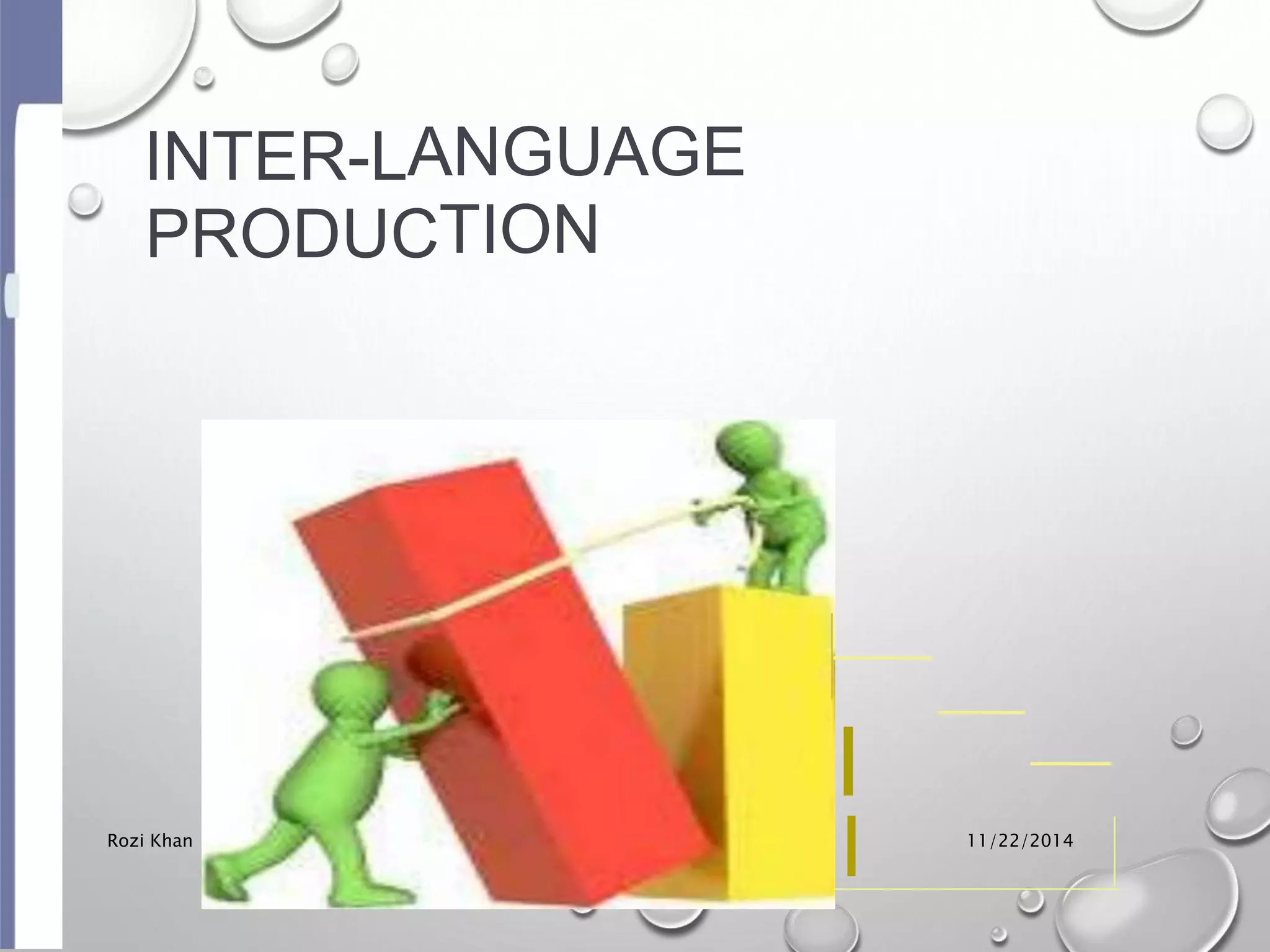 SLA-Inter-language presentation | PPTX