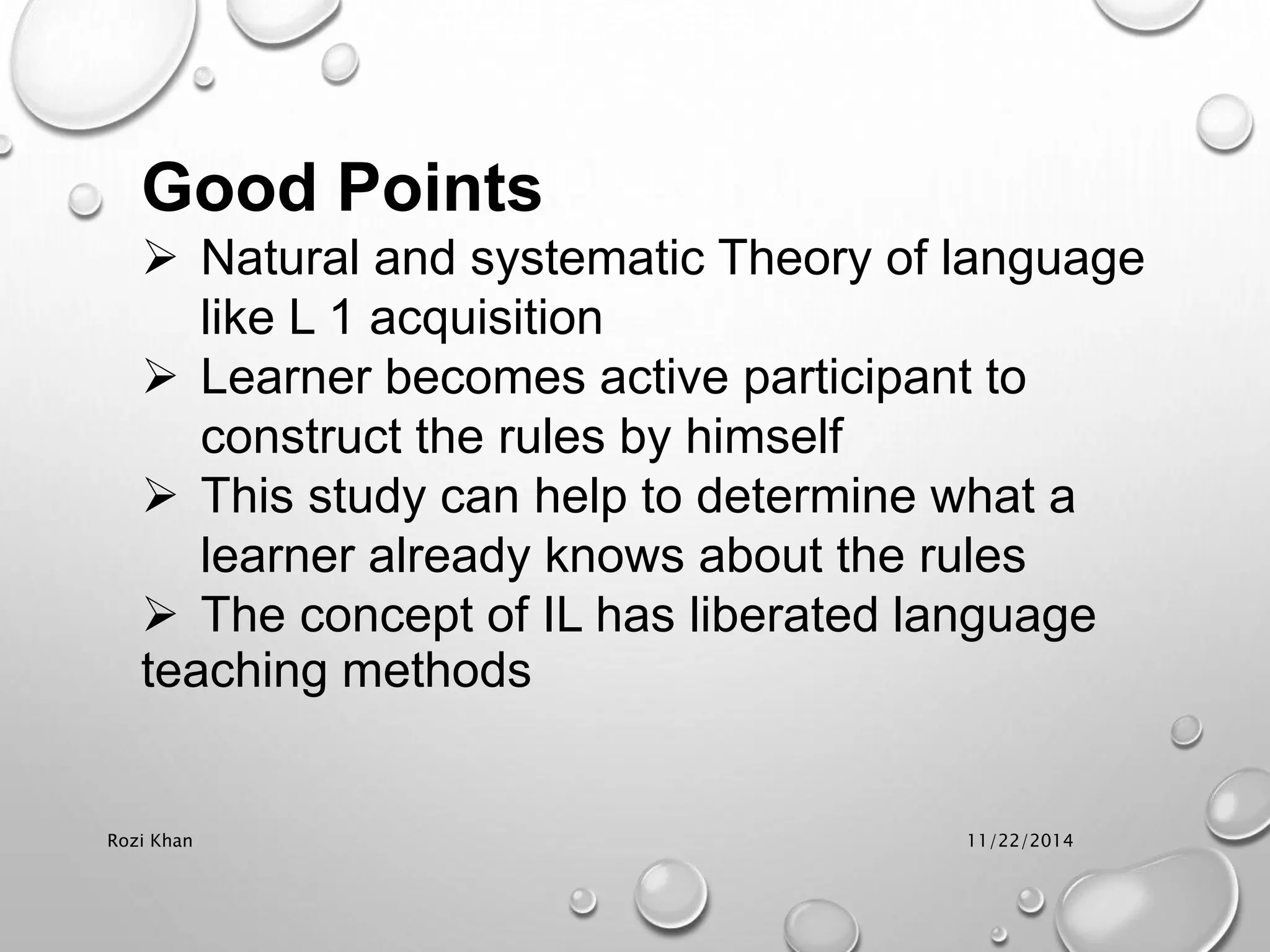 SLA-Inter-language presentation | PPTX