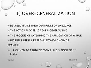 SLA-Inter-language presentation | PPTX