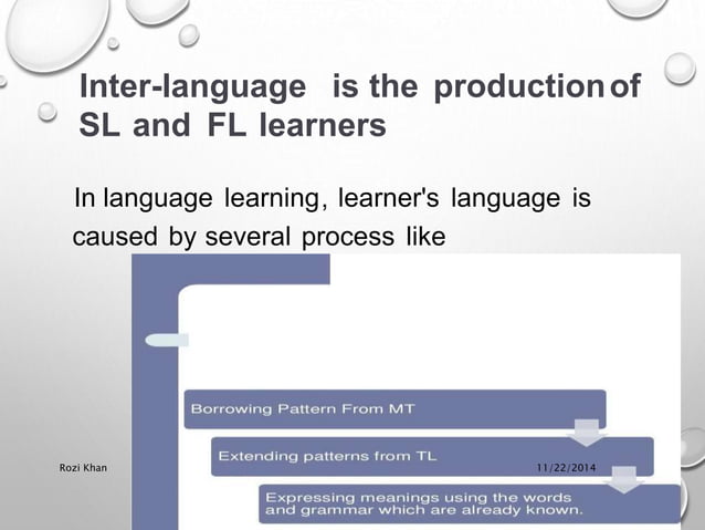 SLA-Inter-language presentation | PPTX