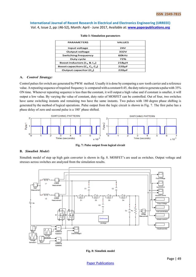 Interleaved Boost Converter with Cumulative Voltage Unit | PDF